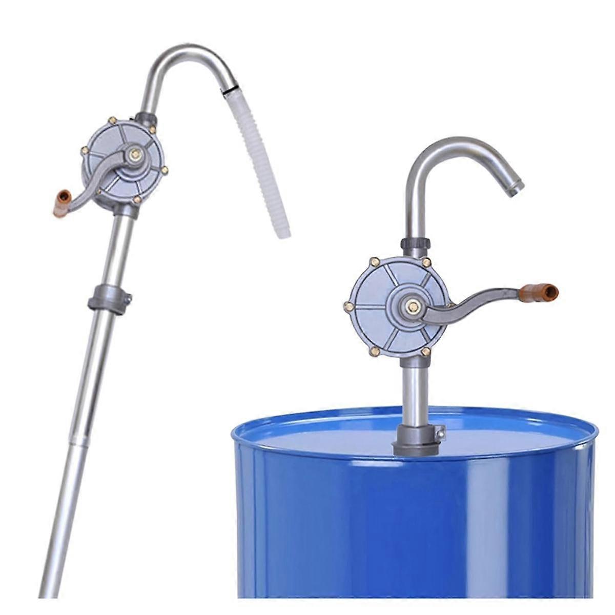 15 to 55 Gallon Drum Pump, Upgraded All-Aluminum Oil Transfer Barrel ...