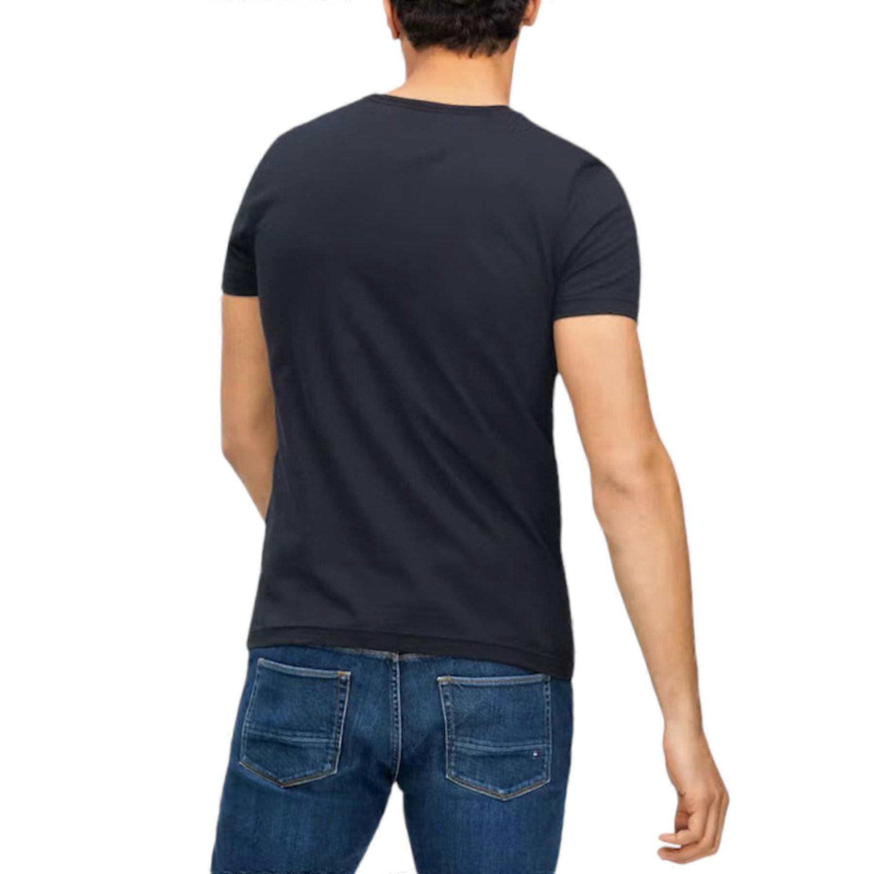 Tommy Hilfiger Mens Shirts Crew Neck Short Sleeve Casual | Fruugo UK