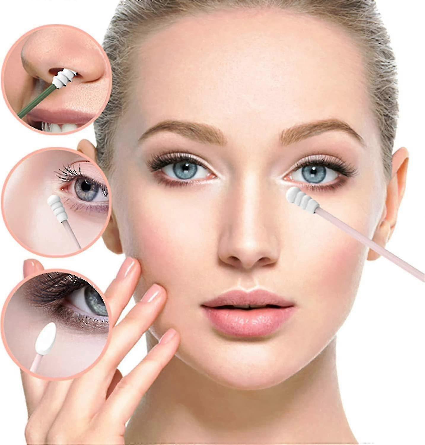 Silicone Cotton Swabs Stick Reusable Portable And Cleanable Ear Q-tip ...