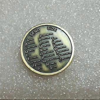 CW Morse Code Commemorative Coins CW Coin Morse Code Coin for Novice ...