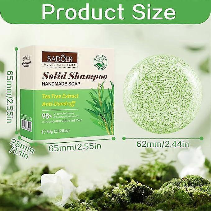 Tea Tree Shampoo Bar, Tea Tree Natural Shampoo Bar, Anti Dandruff ...