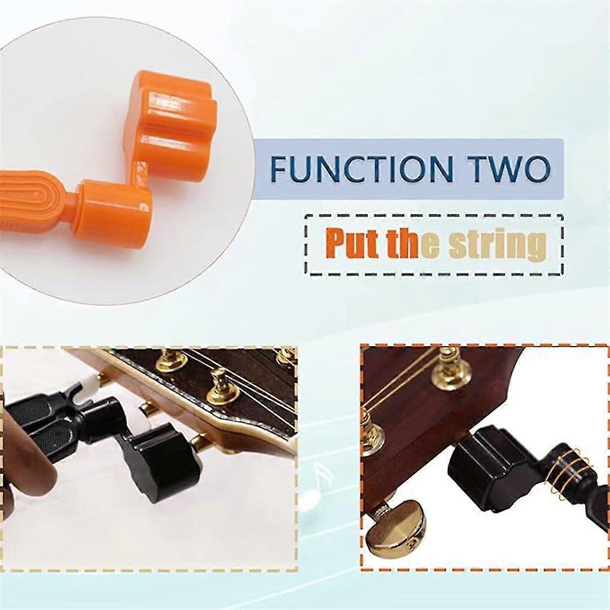Guitar's String Cutter And Winder Tool, Acoustic Guitar Bridge Pin ...