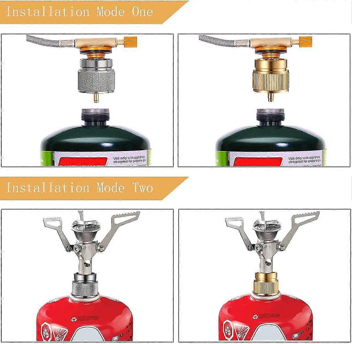 Camping Stove Adaptermapp Gas Tank Conversion Connector Gas Bottle To ...