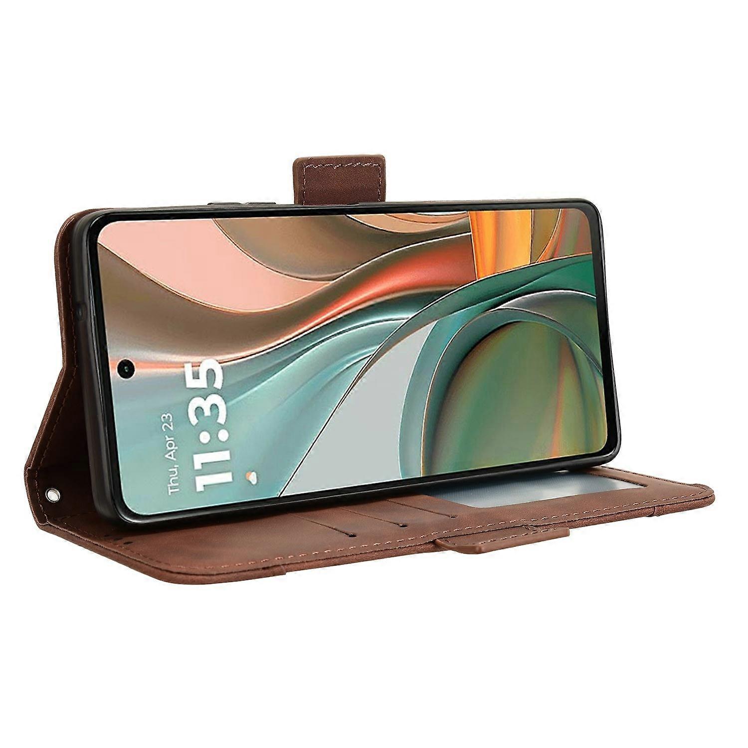 For Motorola Moto G75 5G Leather Case Phone Wallet Cover with Multiple ...