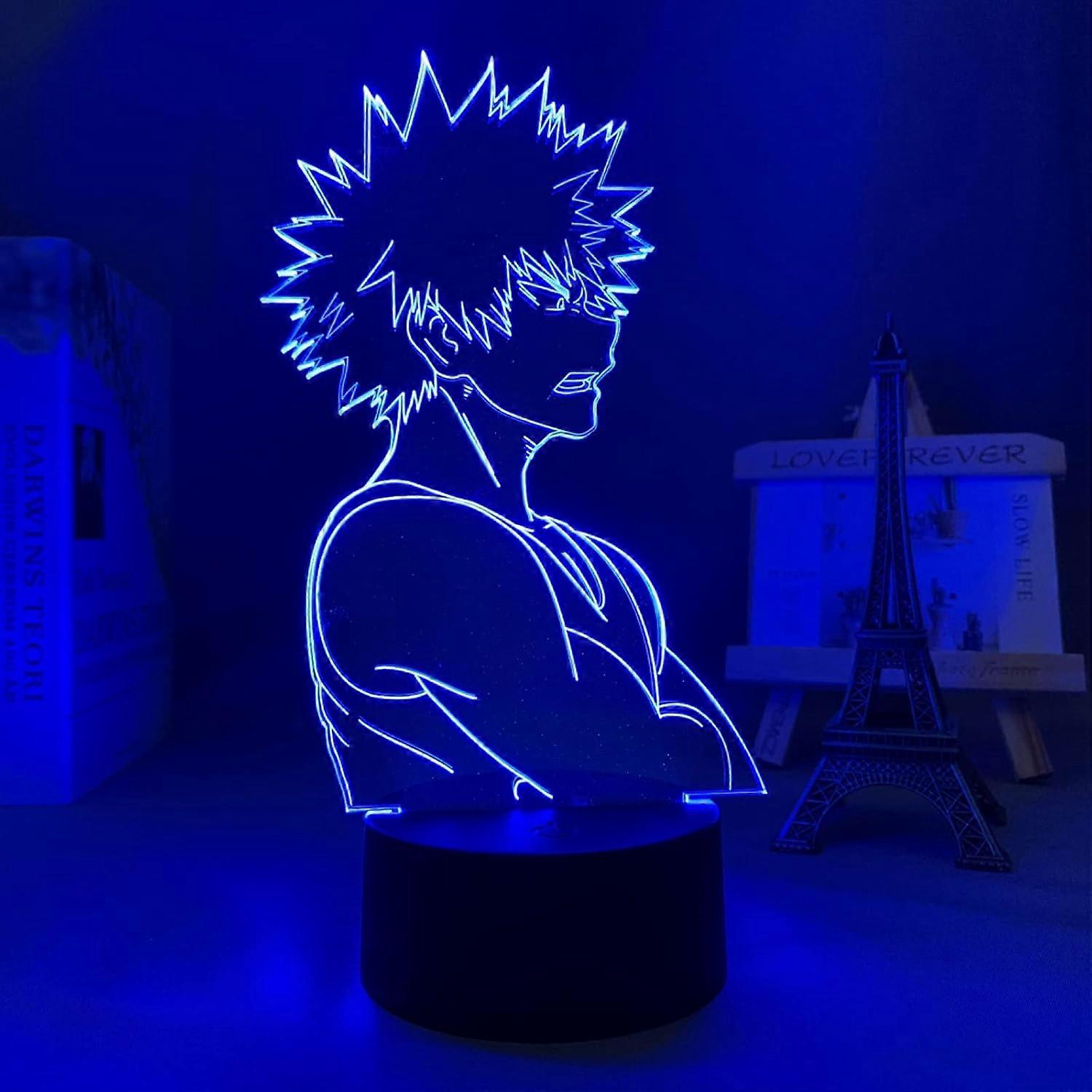 3D led Lamp 3D Night Light Bakugo Katsuki 3D Lamp Anime My Hero ...
