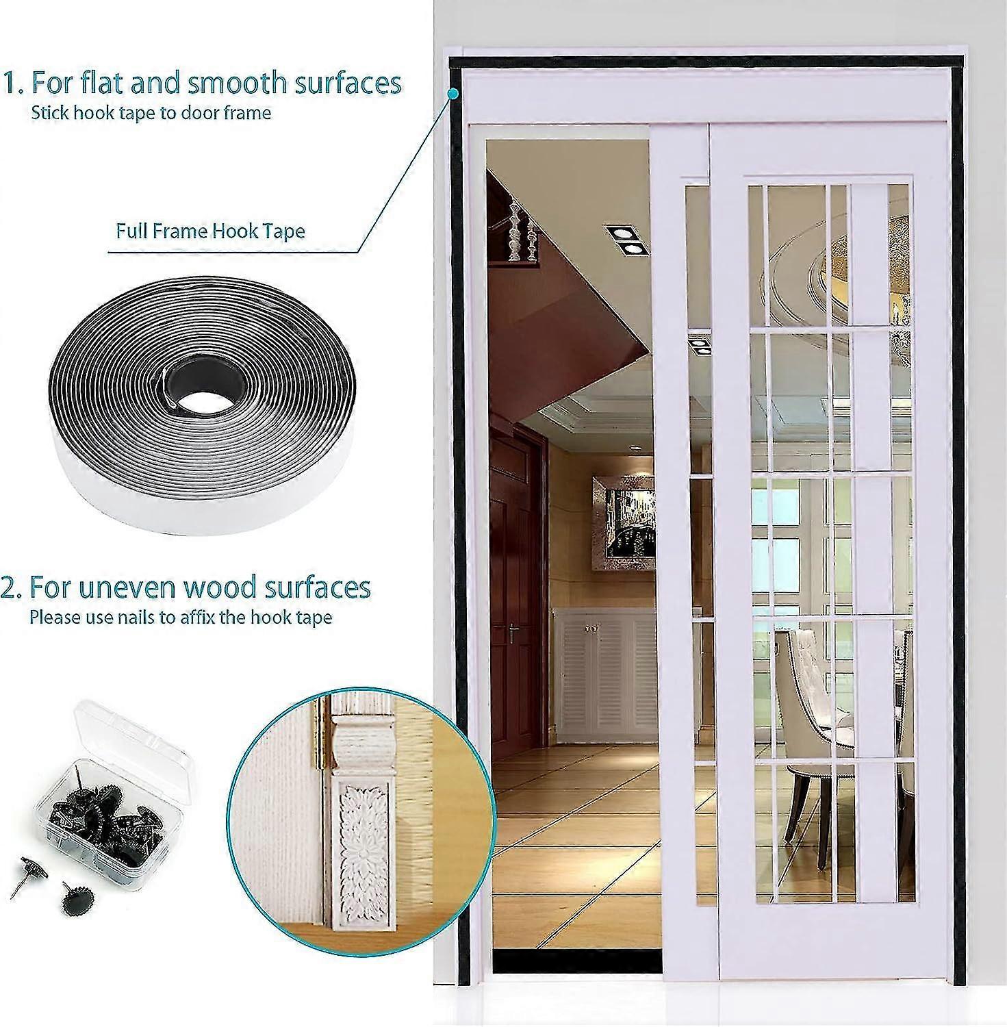 New Magnetic Mosquito Net Door 80x210cm Magnetic Door Curtain Blind ...