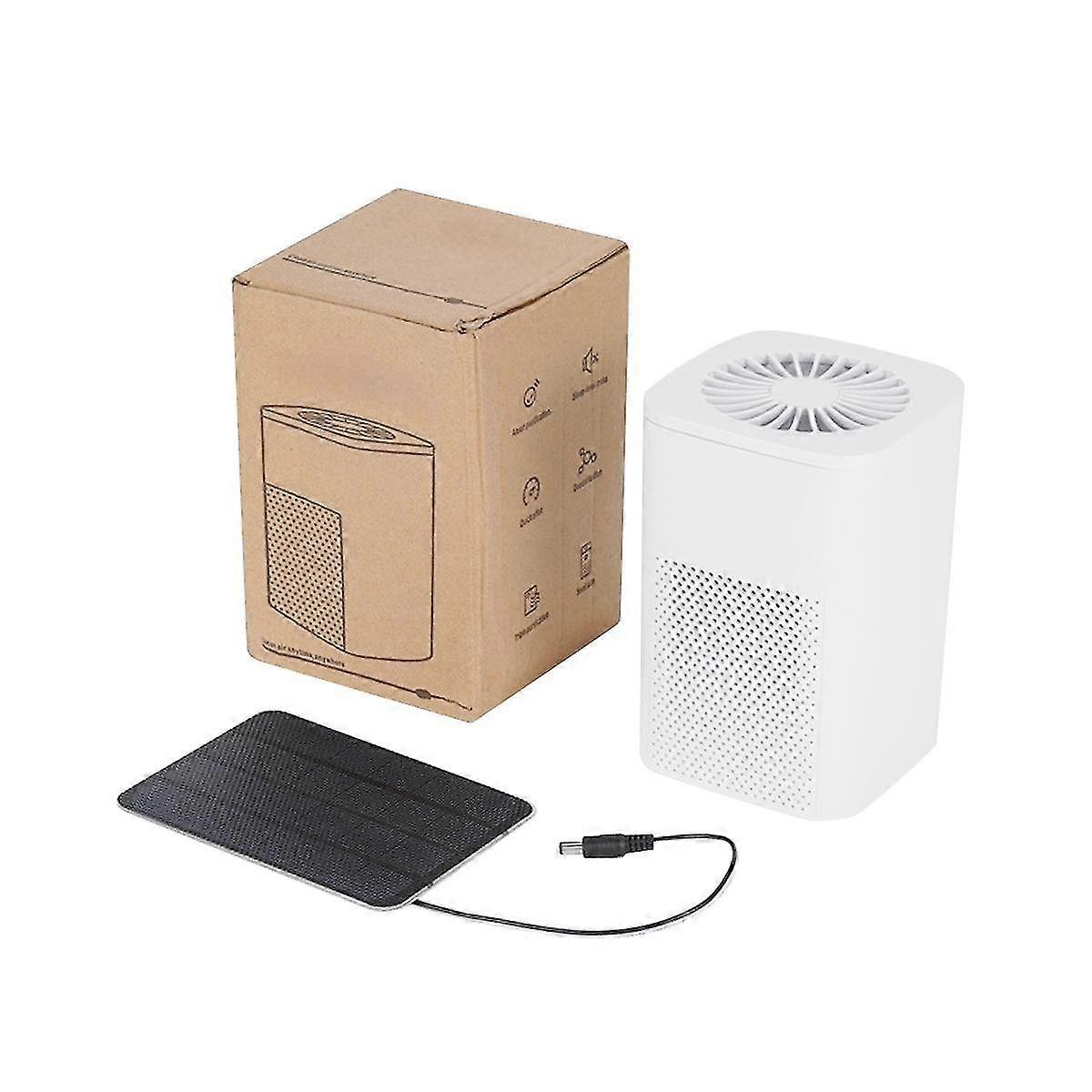 Solar Powered Cool Air Purifier, 20w Solar Panel Ip65 Waterproof For ...