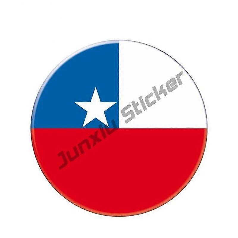 Personality Chile Flag Decal Chilean Coat of Arms Sticker Self Adhesive ...