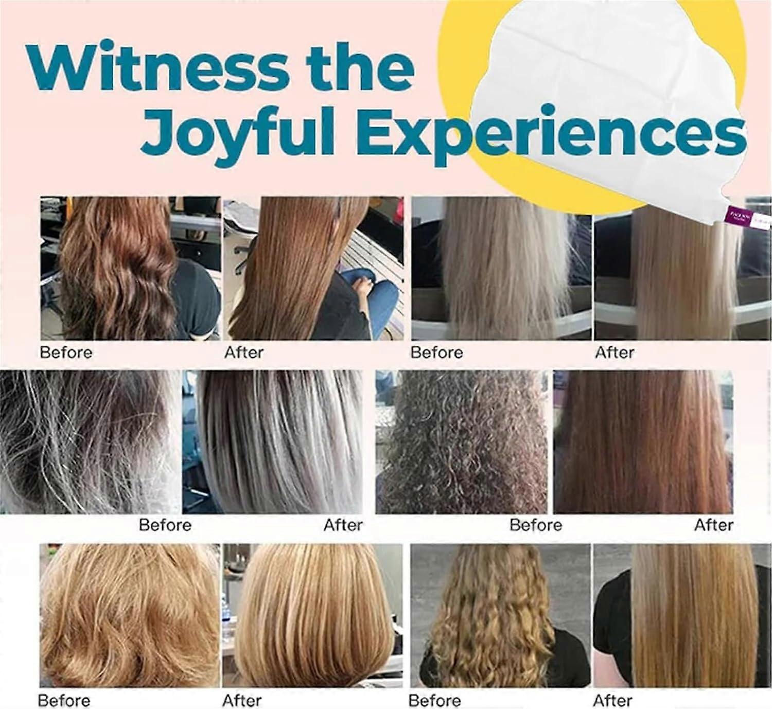 Natural Repair Steam Hair Mask, Self Heating Hair Nourishing Mask Deep ...