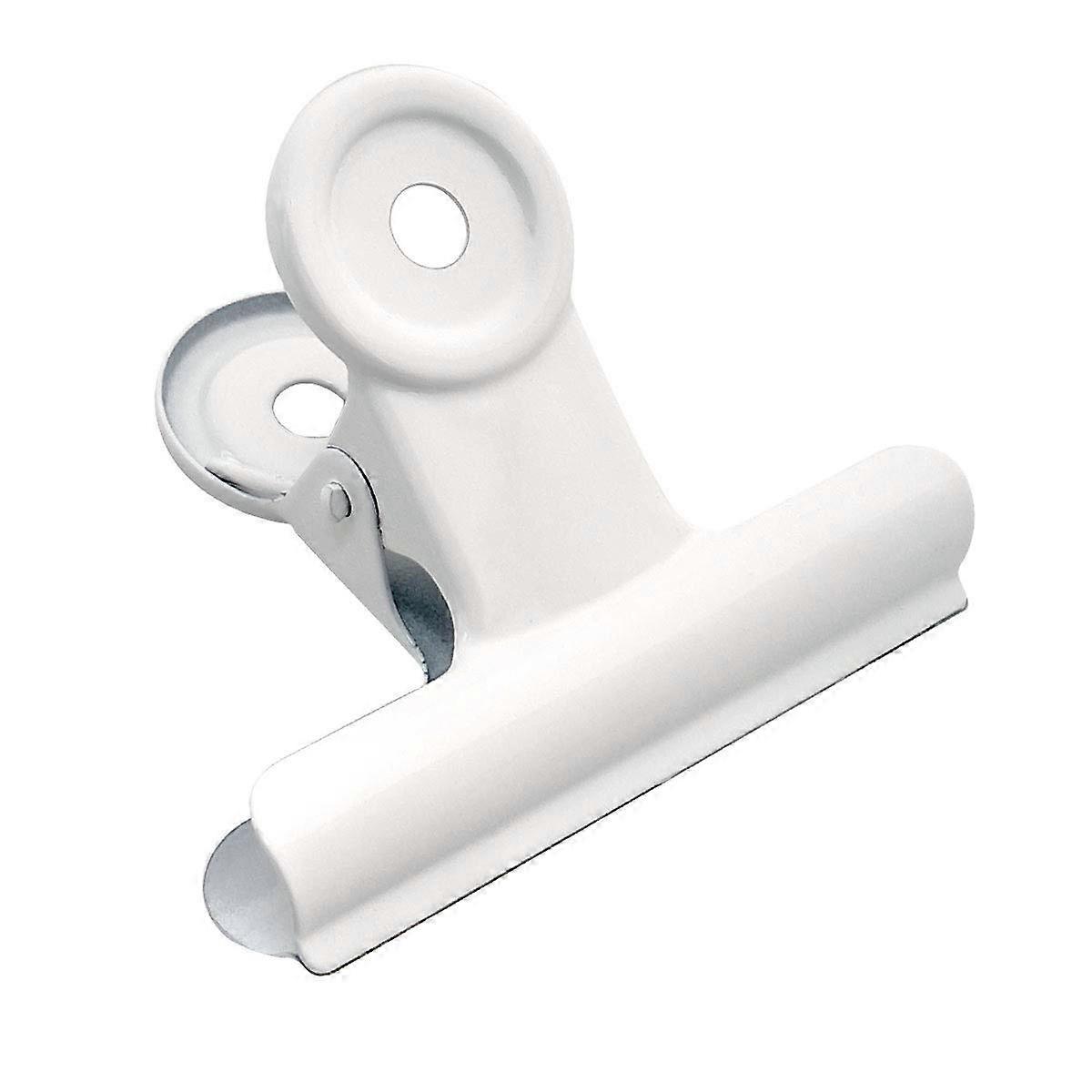 Large White Bull Clips10 Pack Metal Hinge Clip File Paper Clamps for ...