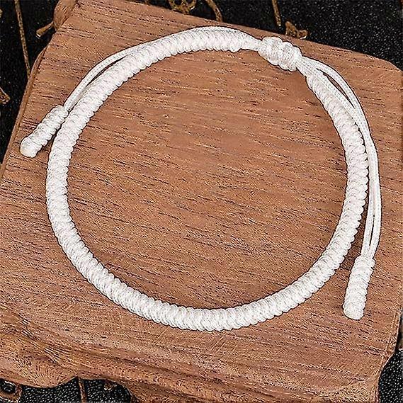 Handmade rope bracelet for women, men, girls, boys, simple black ...