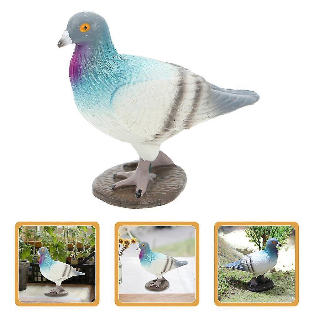 2pcs Artificial Garden Plastic Doves Statues Garden Doves Decoration ...