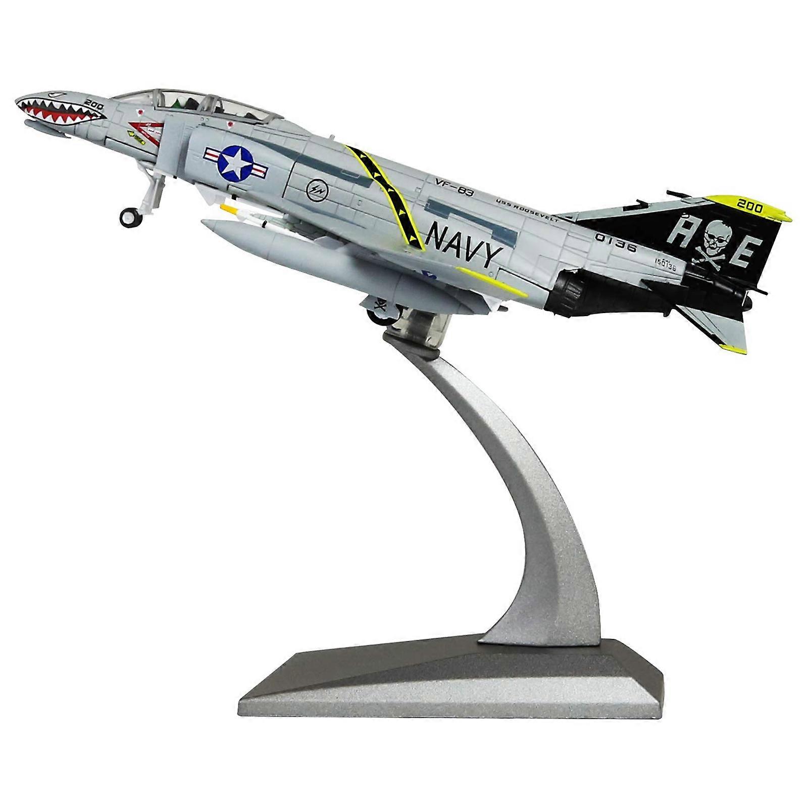 1:100 American F-4C Phantom II Simulation Alloy Supersonic Fighter ...