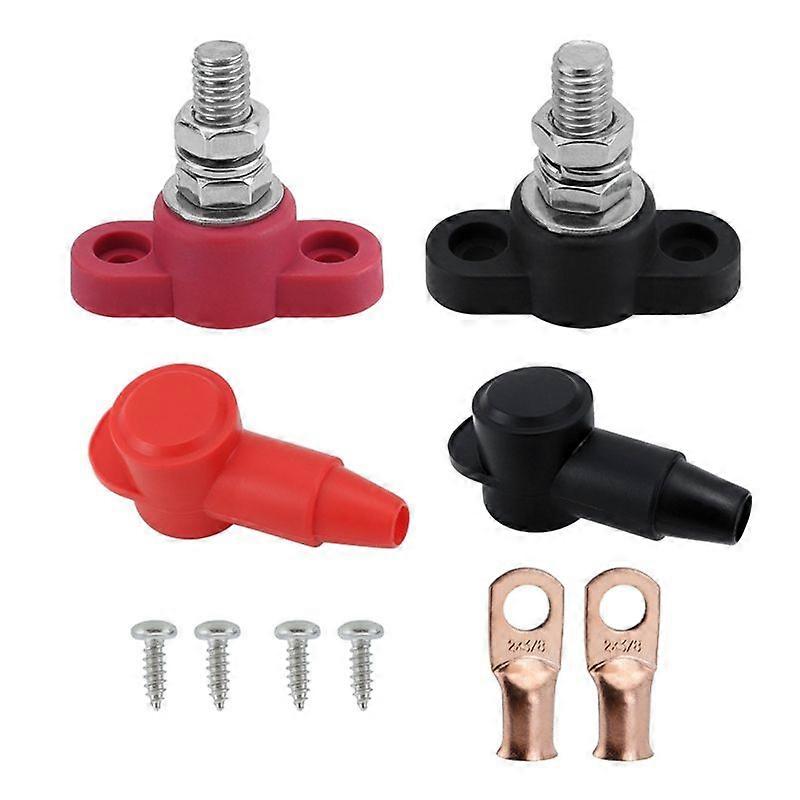 12V Battery Terminal Kit 3/8 Inch M10 for Car Rv Yacht in the Power ...