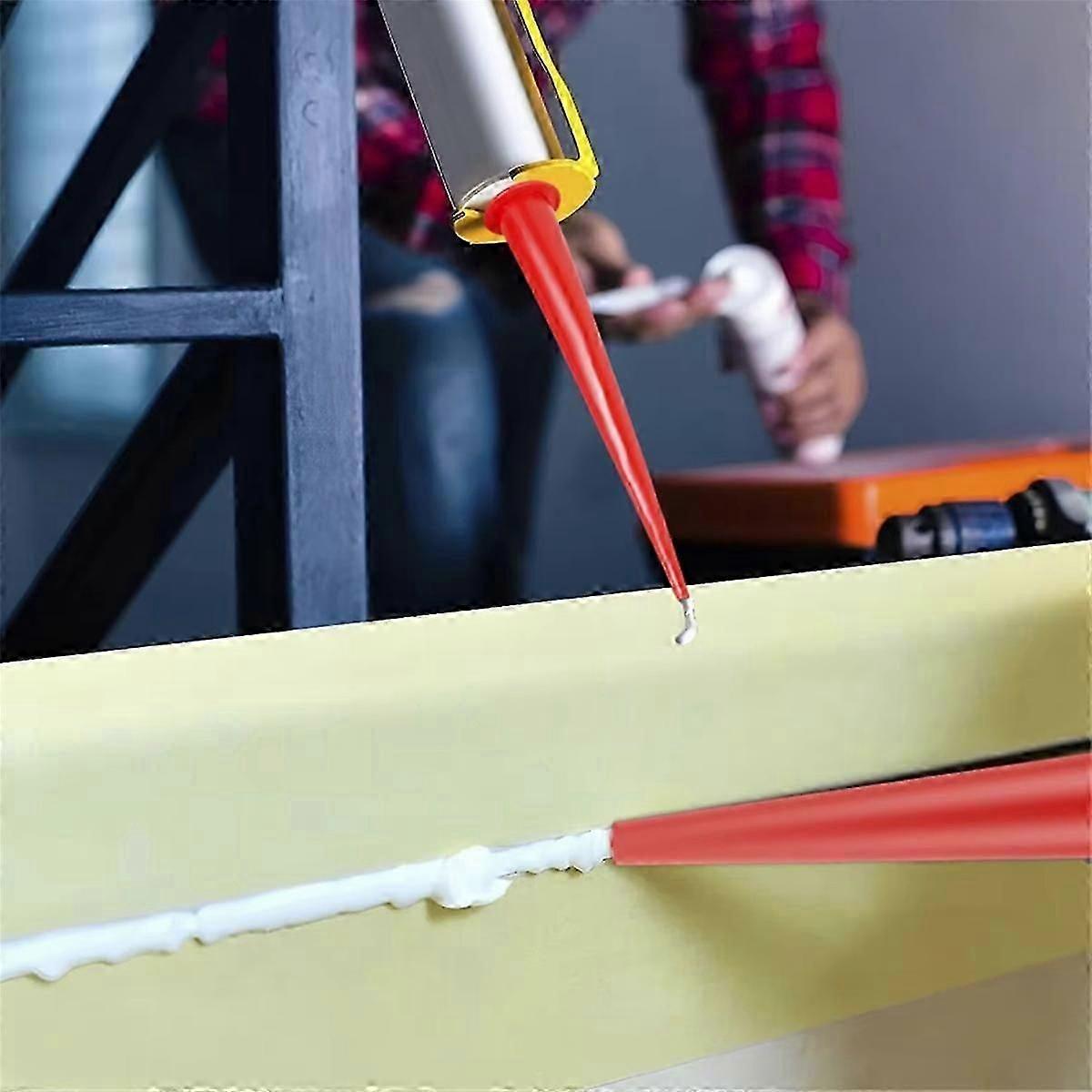 Caulking Nozzle Plastic Caulk Nozzle Applicator Caulking Extension Tool ...