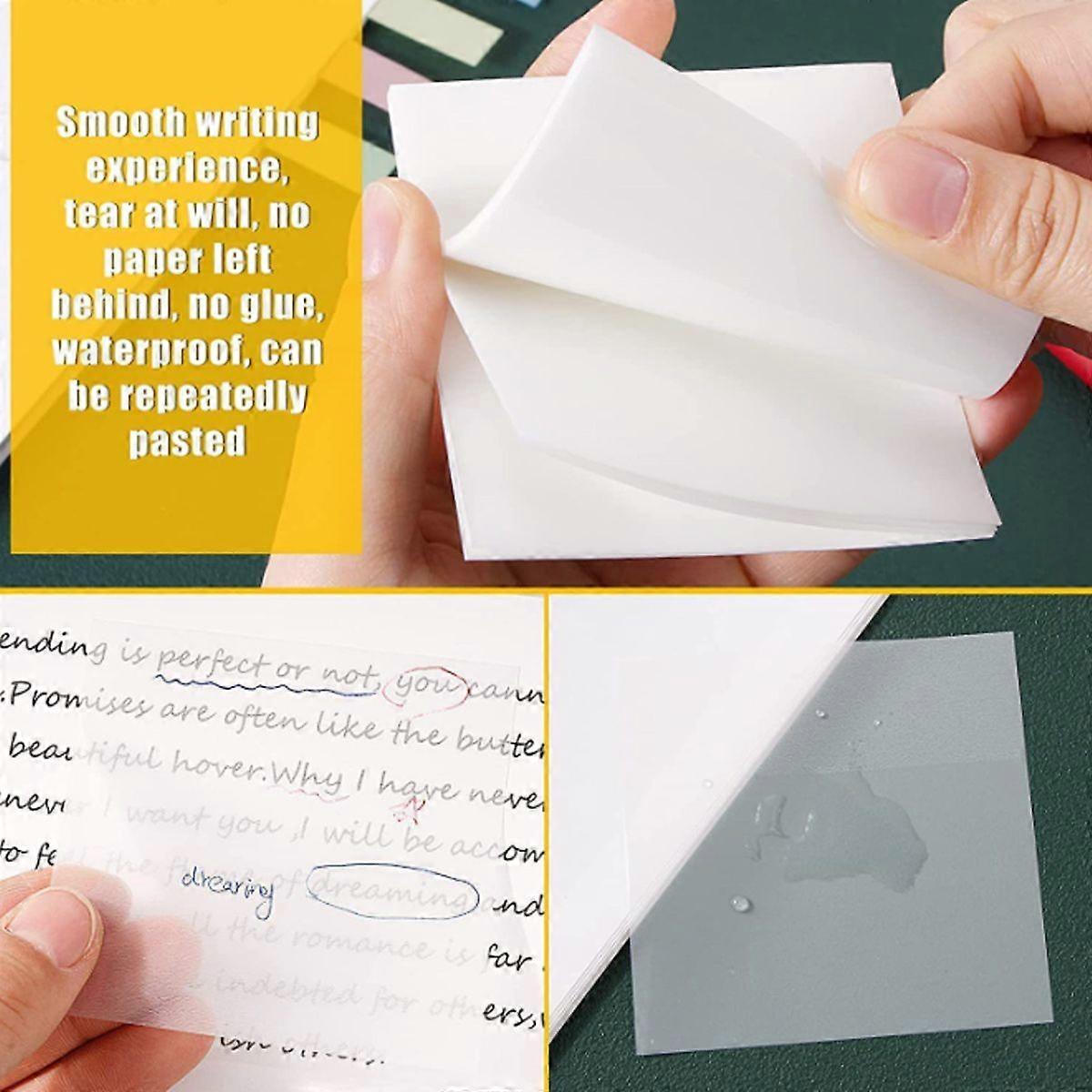 Transparent Sticky Notes, Highlighted Strip Index Labels for Annotated ...