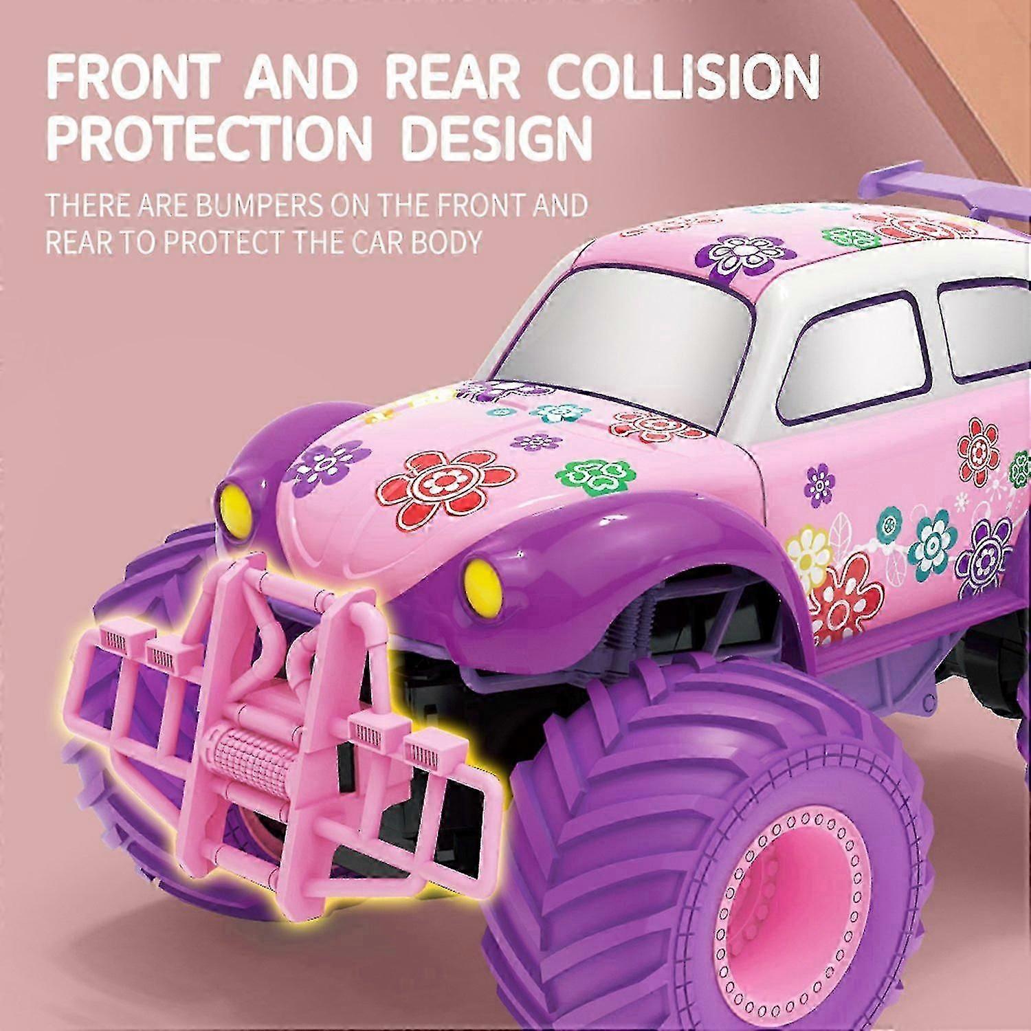 Remote Control Car For Girls 2.4ghz Cute Pink Purple Remote Control ...