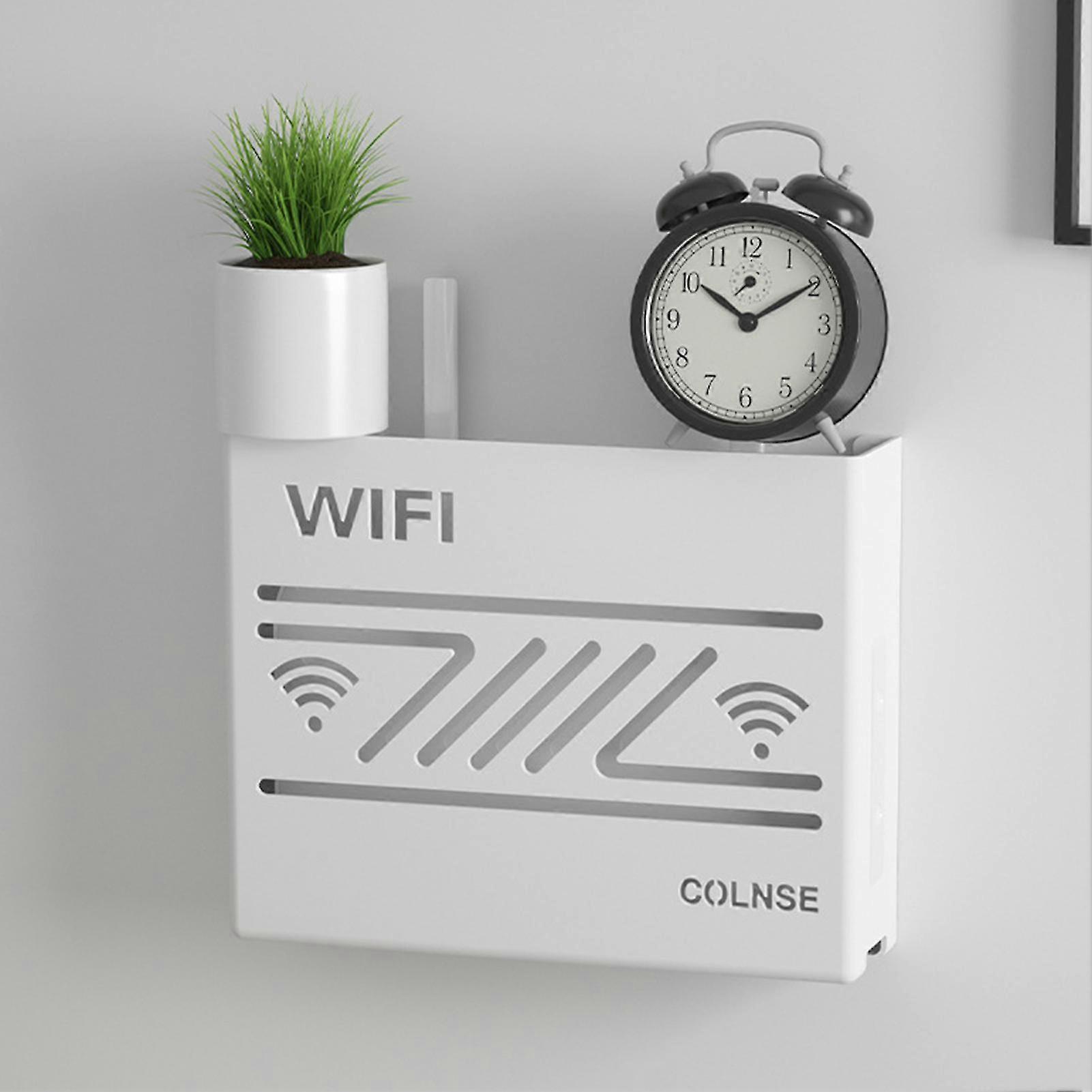Wall Mount WiFi Router Box Modern Hollow Heat Dissipation Multi ...
