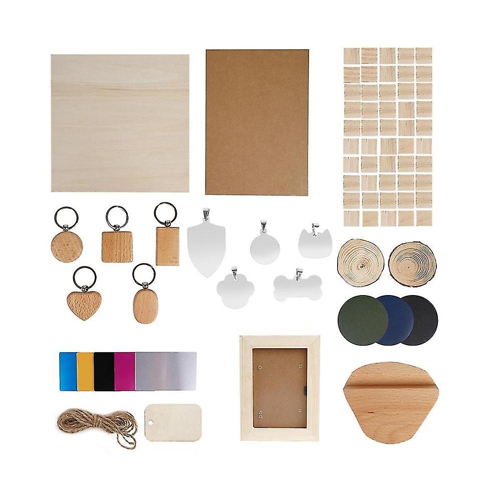 Laser-engraving Material Engraving Tool Kit Diy Materials Laser-material Box For Laser-engraver ...