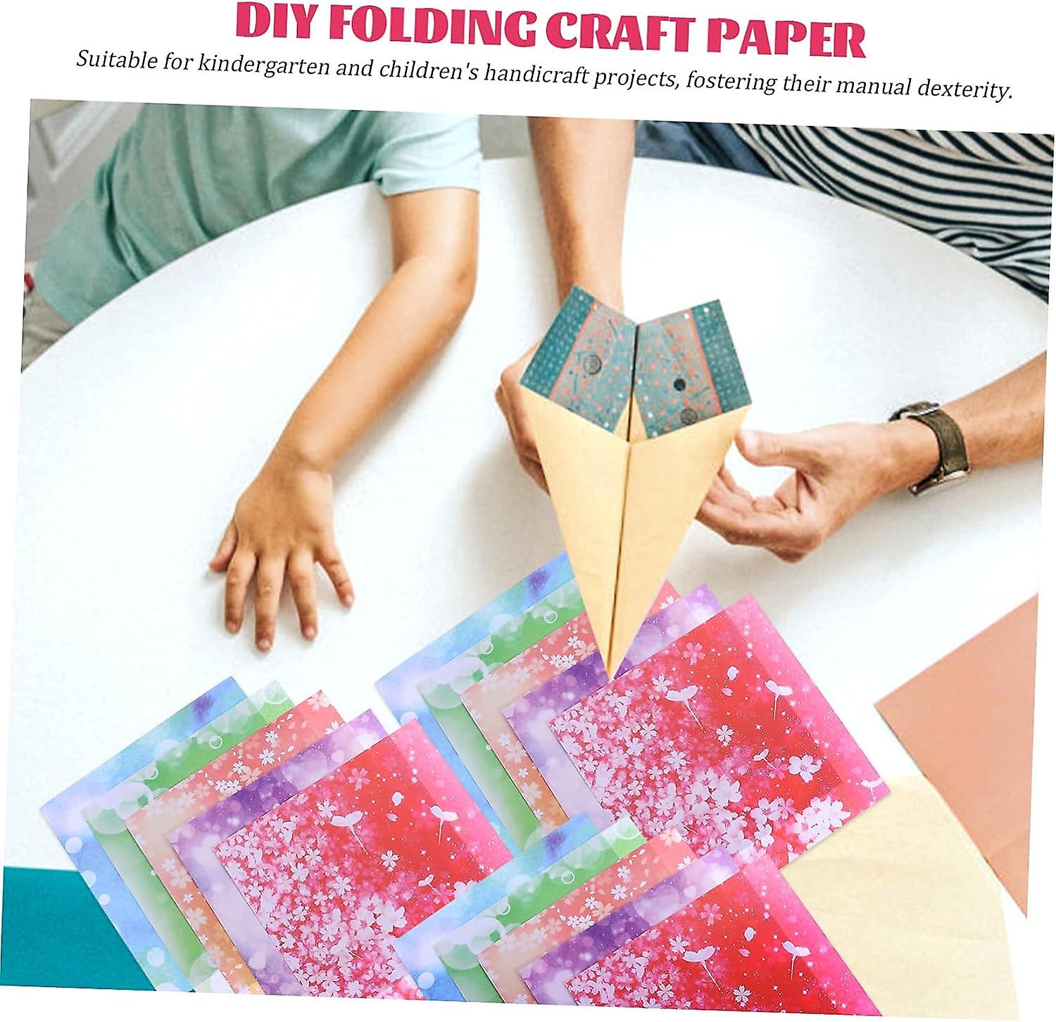 50 Sheets Origami Paper Cartoons Diy Paper Craft Making Paper Folding ...