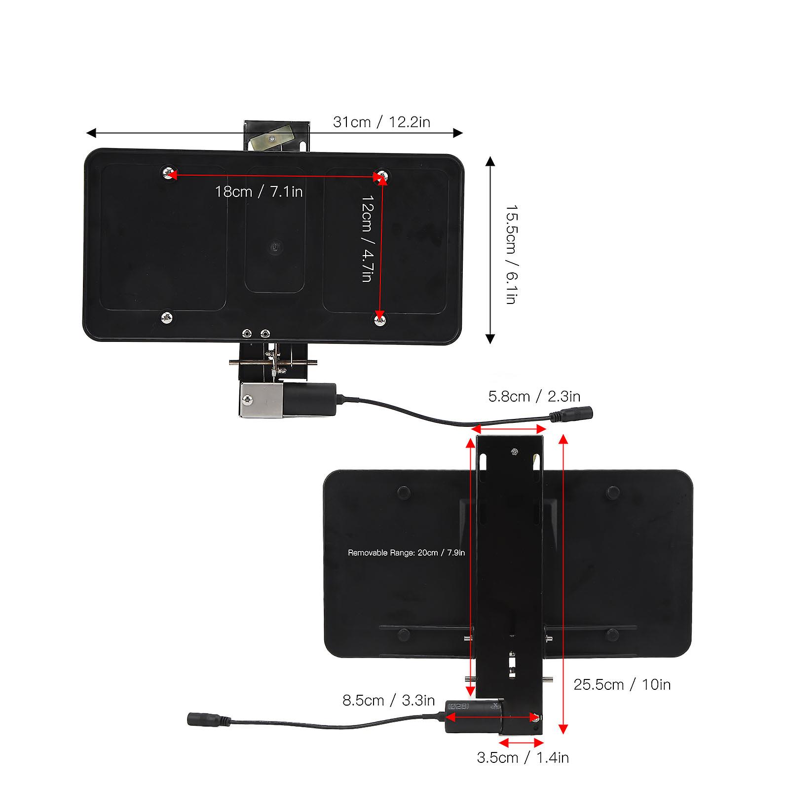 Flip Up License Plate Holder Adjustable Remote Control License Plate ...