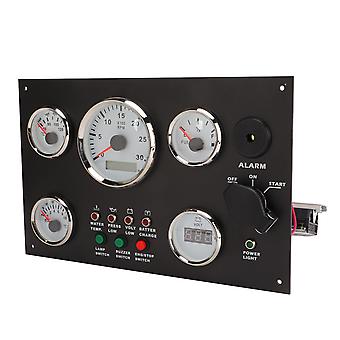 Engine Dash Instrument Panel with Engine Speed Oil Level Pressure Water ...