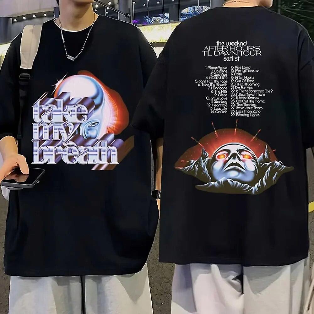 Singer The Weeknd Hoody After Hours Til Dawn Fm Music Album Women Men T ...