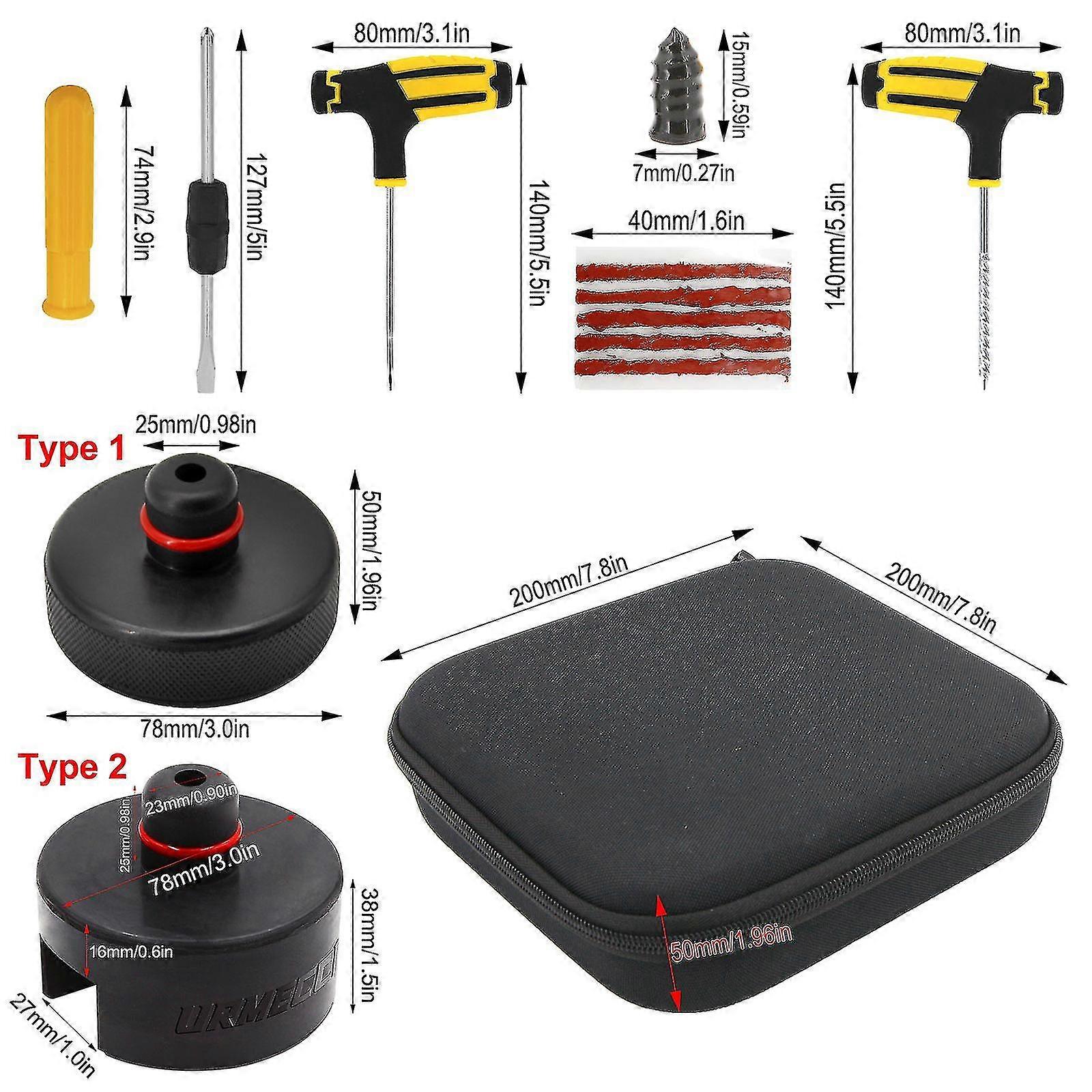 4pcs Rubber Floor Lifting Jack Pad Axle Stand Adapter Puckstool Chassis ...
