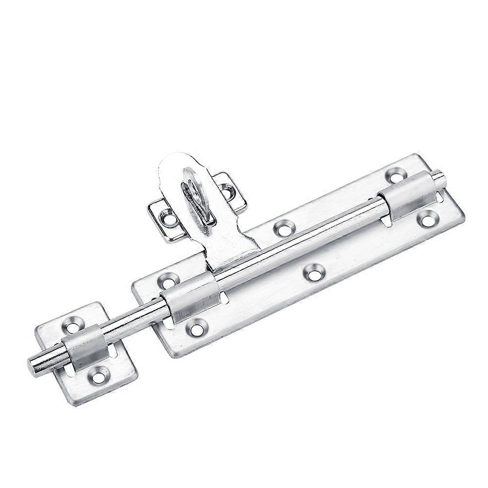 1pc 8inch Stainless Steel Security Home Door Bolt Padlock Sliding ...