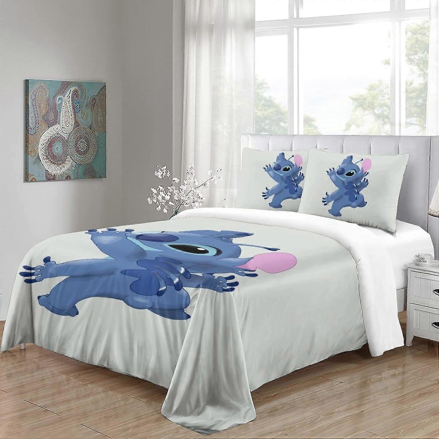 Stitch Bedding Set Lilo & Stitch People Animated Characters Printing ...