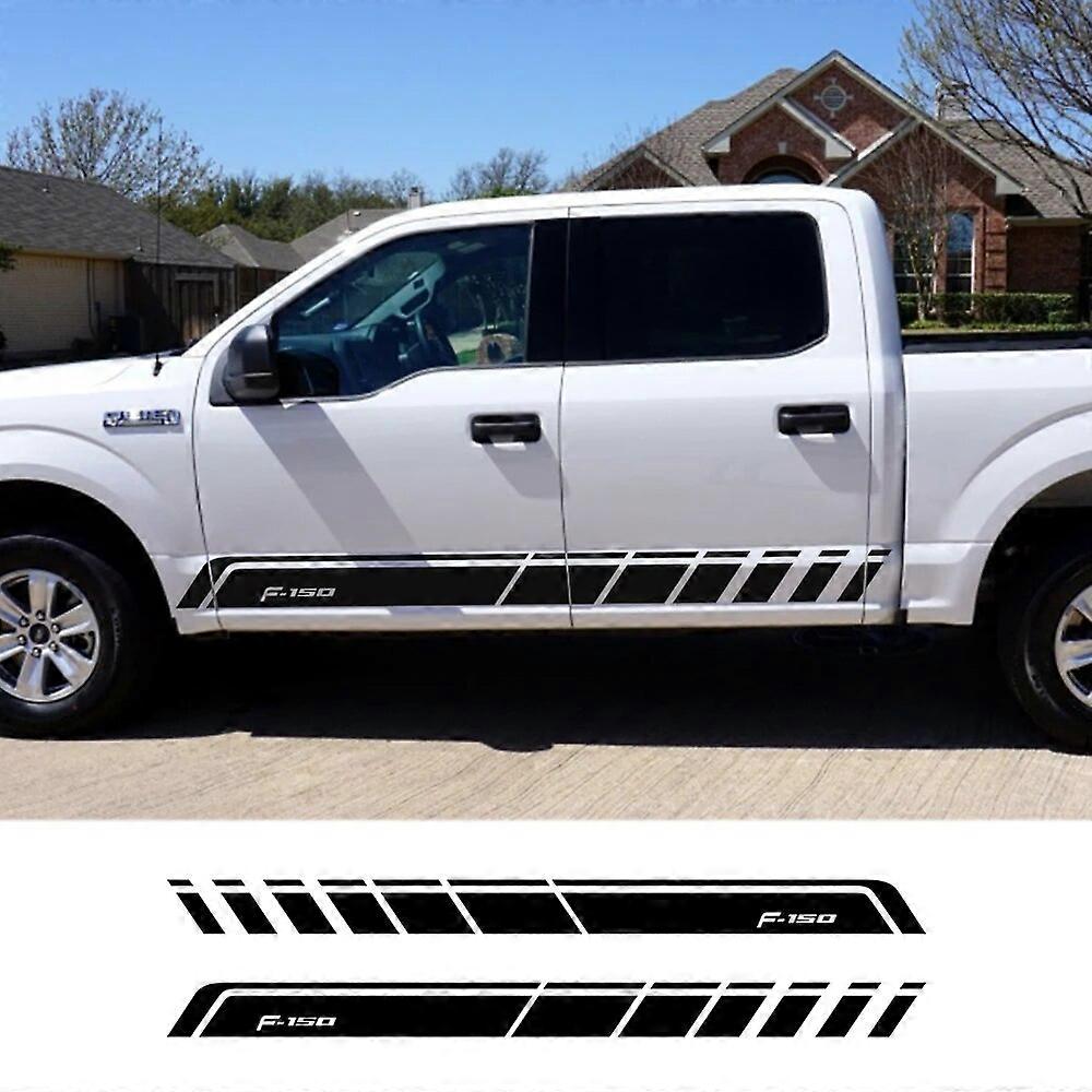 2Pcs Pickup Stickers Car Door Side Stripes Decals For Ford Ranger ...