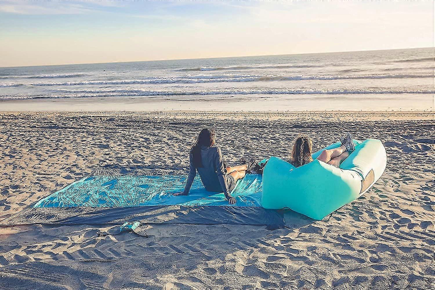 Fast Inflatable Lounger Portable Outdoor Indoor Wind Bed Lounger ...