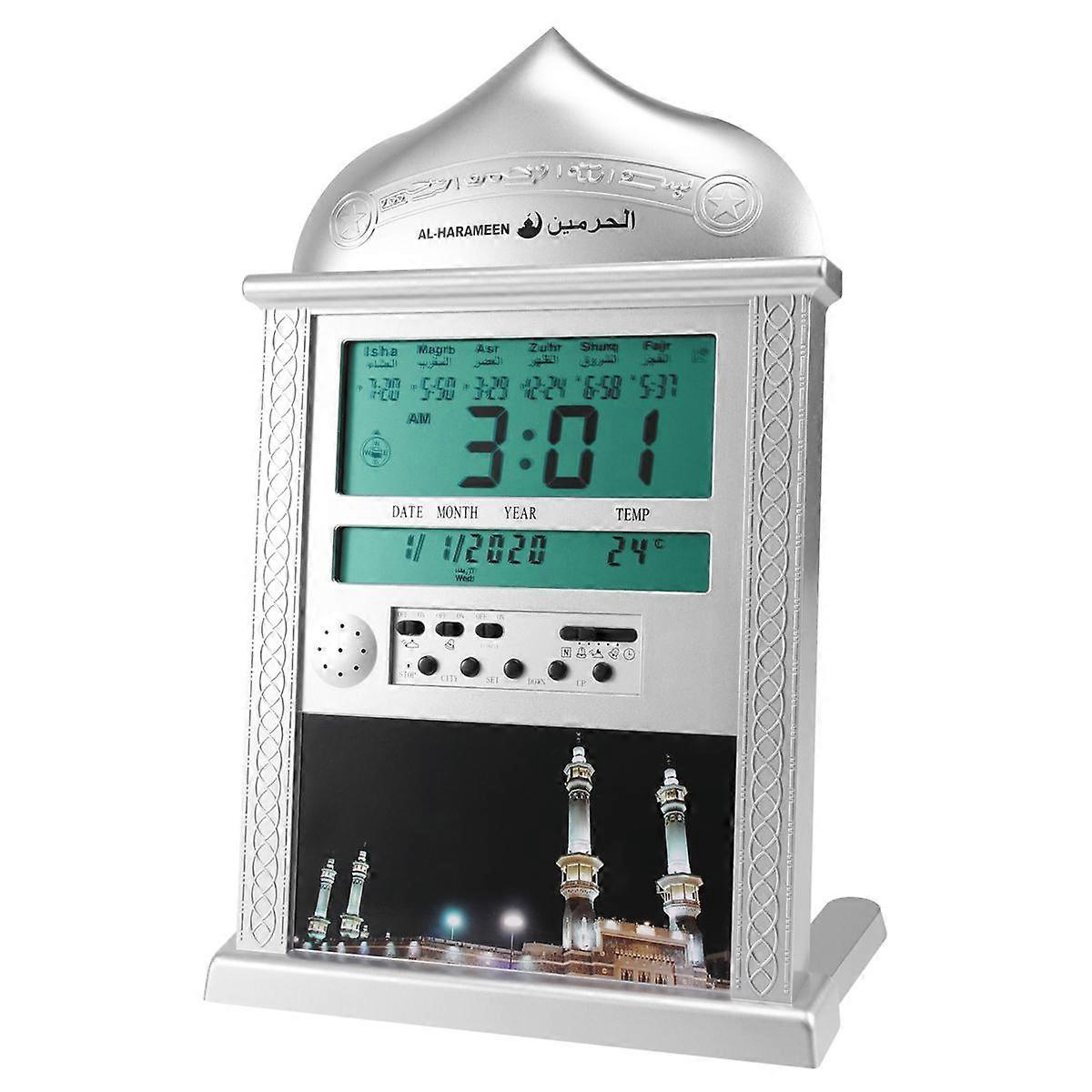 Azan Mosque Prayer Clock Islamic Mosque Azan Calendar Muslim Prayer ...