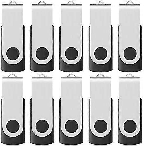 16Gb Usb 2.0 Flash Memory Stick Drive Swivel Thumb Drives Bulk 10 Pack ...