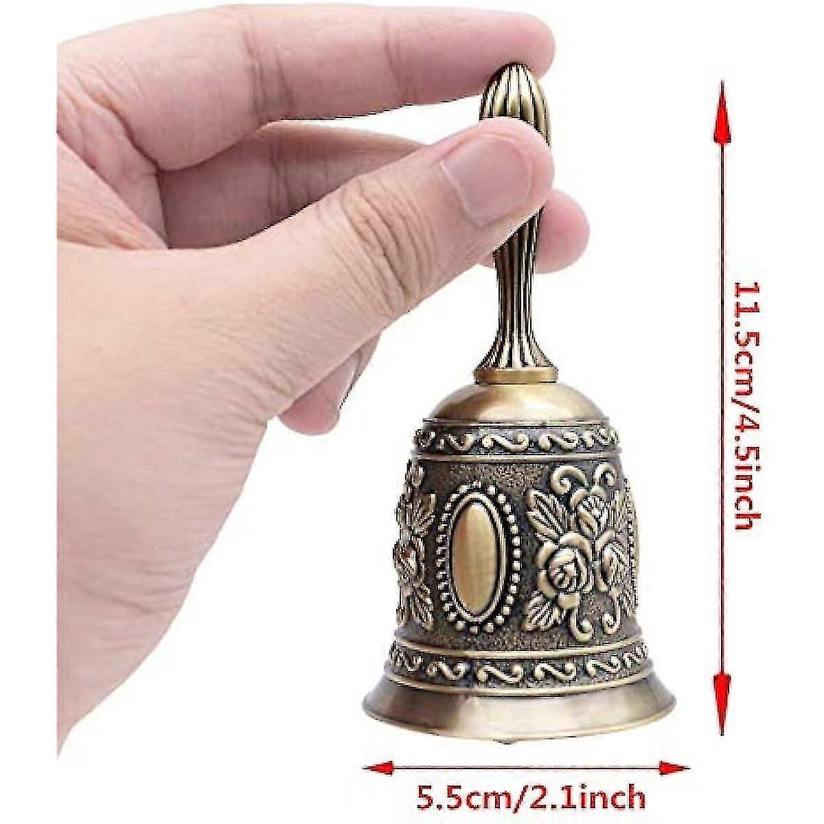 Hand Bell Call Loud Wedding Bells Zinc Alloy Multi-purpose Hand Bell ...