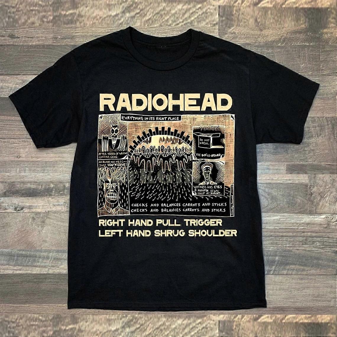 Radiohead Shirt for men and women, Vintage Radiohead Concert Tour Rock ...
