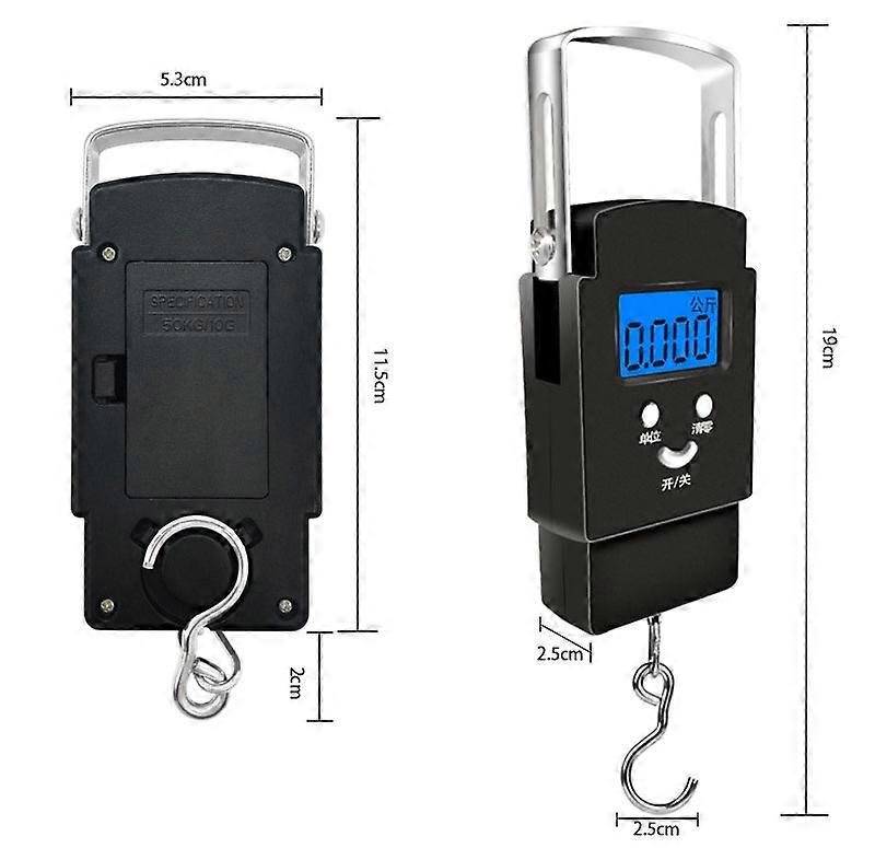 Digital Fish Weighing Scale Portable Luggage Weight Scale Electronic ...