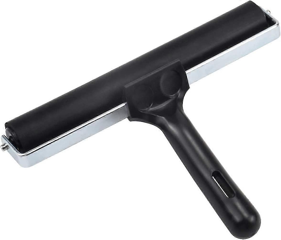 Ink Roller, 21cm Rigid Rubber Roller, Rubber Brayer Roller, Pressure ...