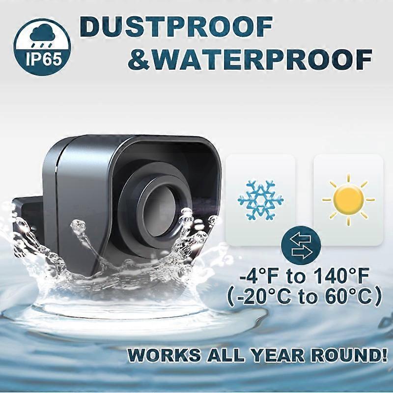 Uppfartslarm 800M Lång räckvidd trådlös väderbeständig rörelsesensor ...