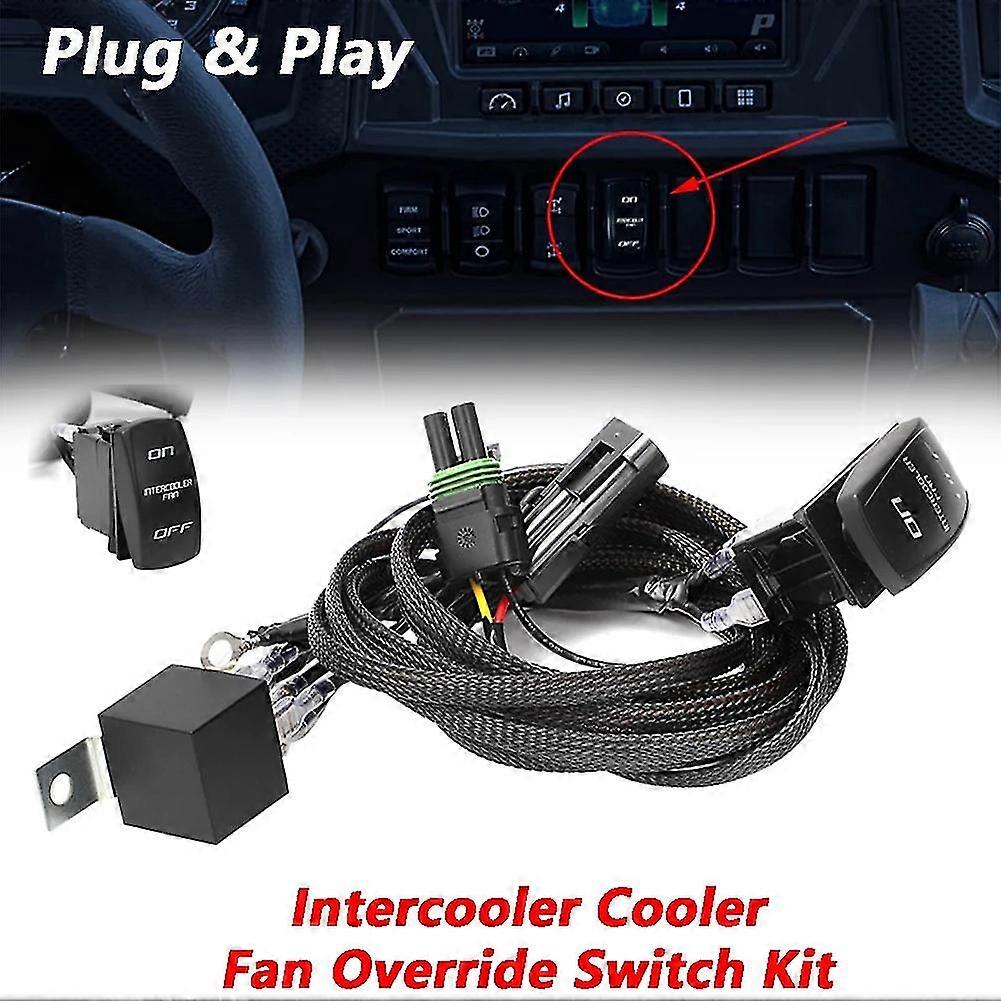 Plug & Play Max Intercooler Cooler Fan Override Switch Kit For Can Am ...