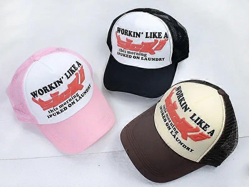 Vintage Sicko Trucker Hat for men Men 3D Print Letter Baseball Cap Y2K ...