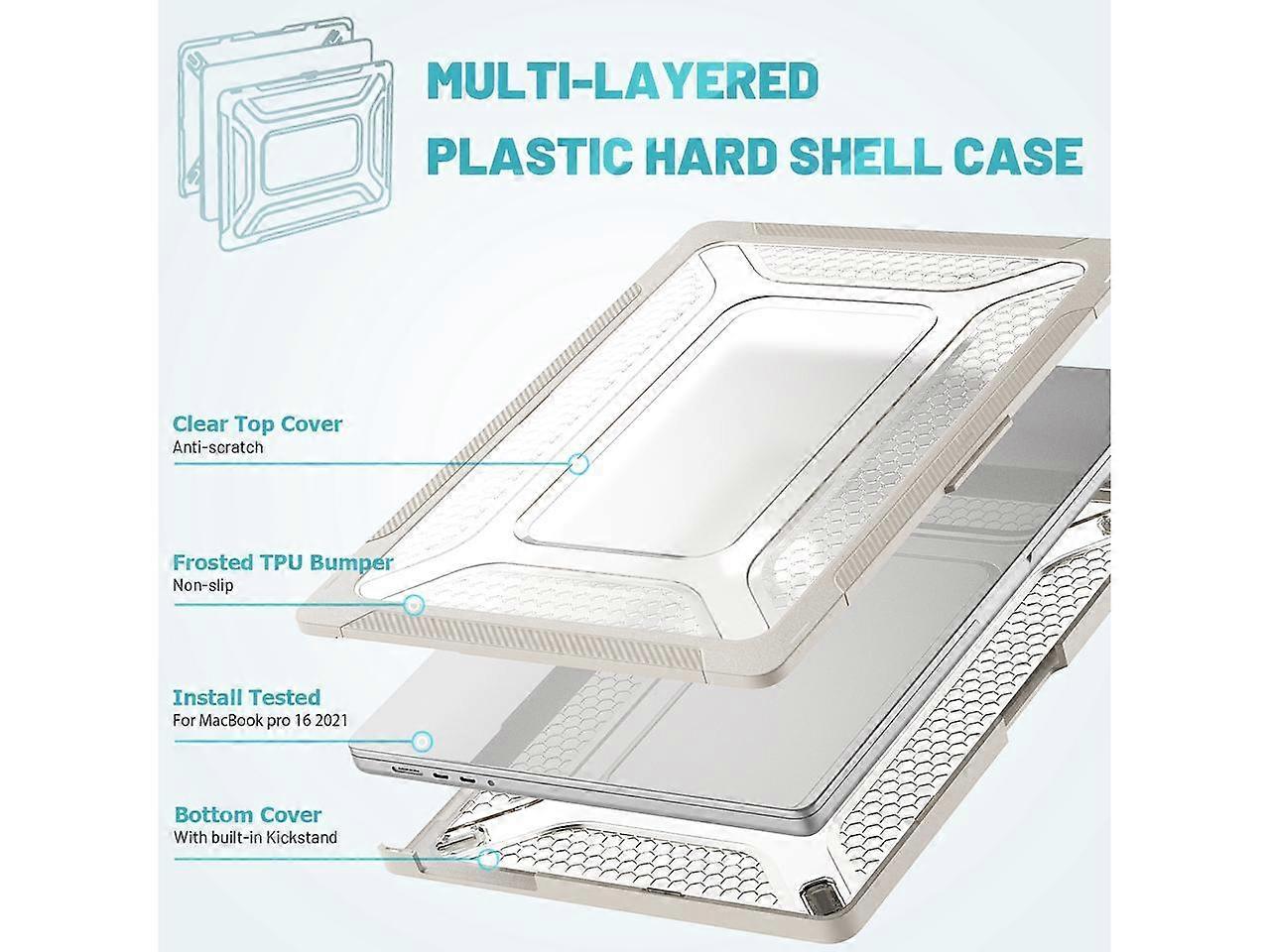 MacBook Pro 16 inch Case 2021 2022 Release A2485 M1 Pro/Max with Liquid ...