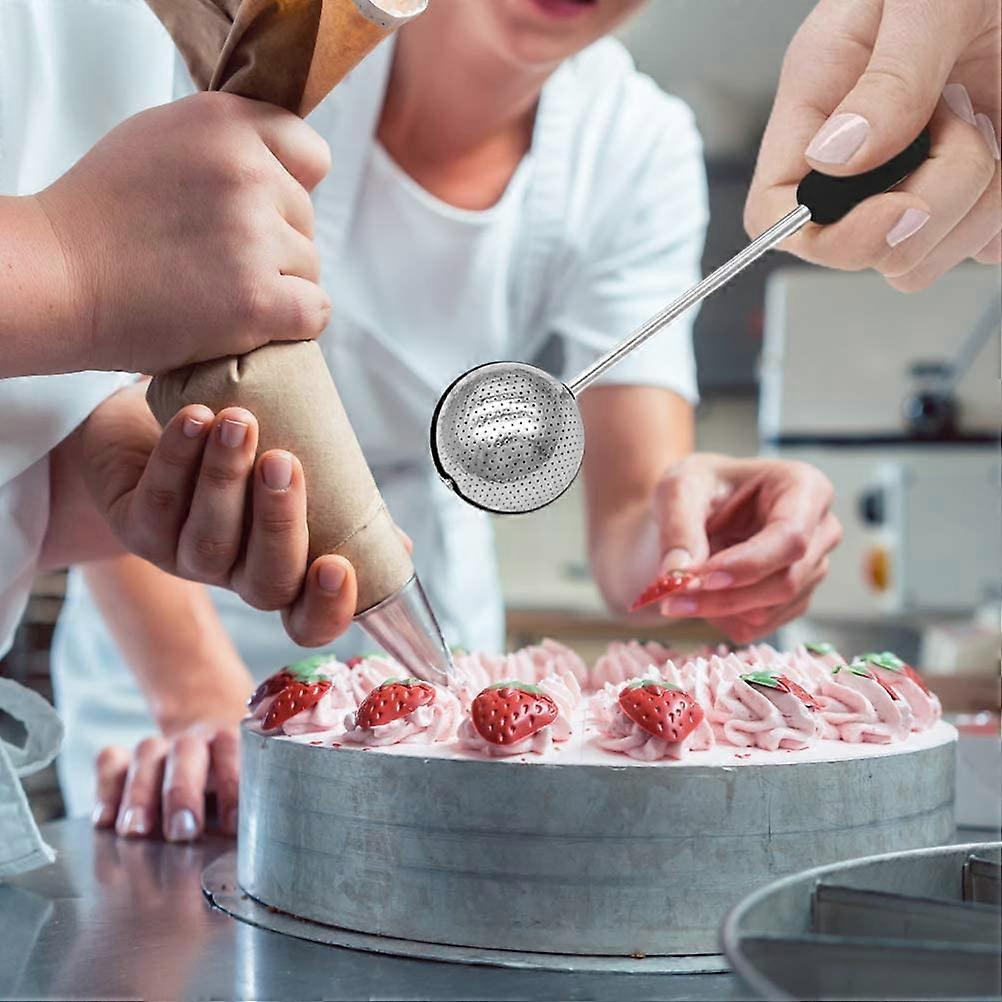 Stainless Steel Spice Icing Sugar Powder Shaker Duster Baking Flour ...