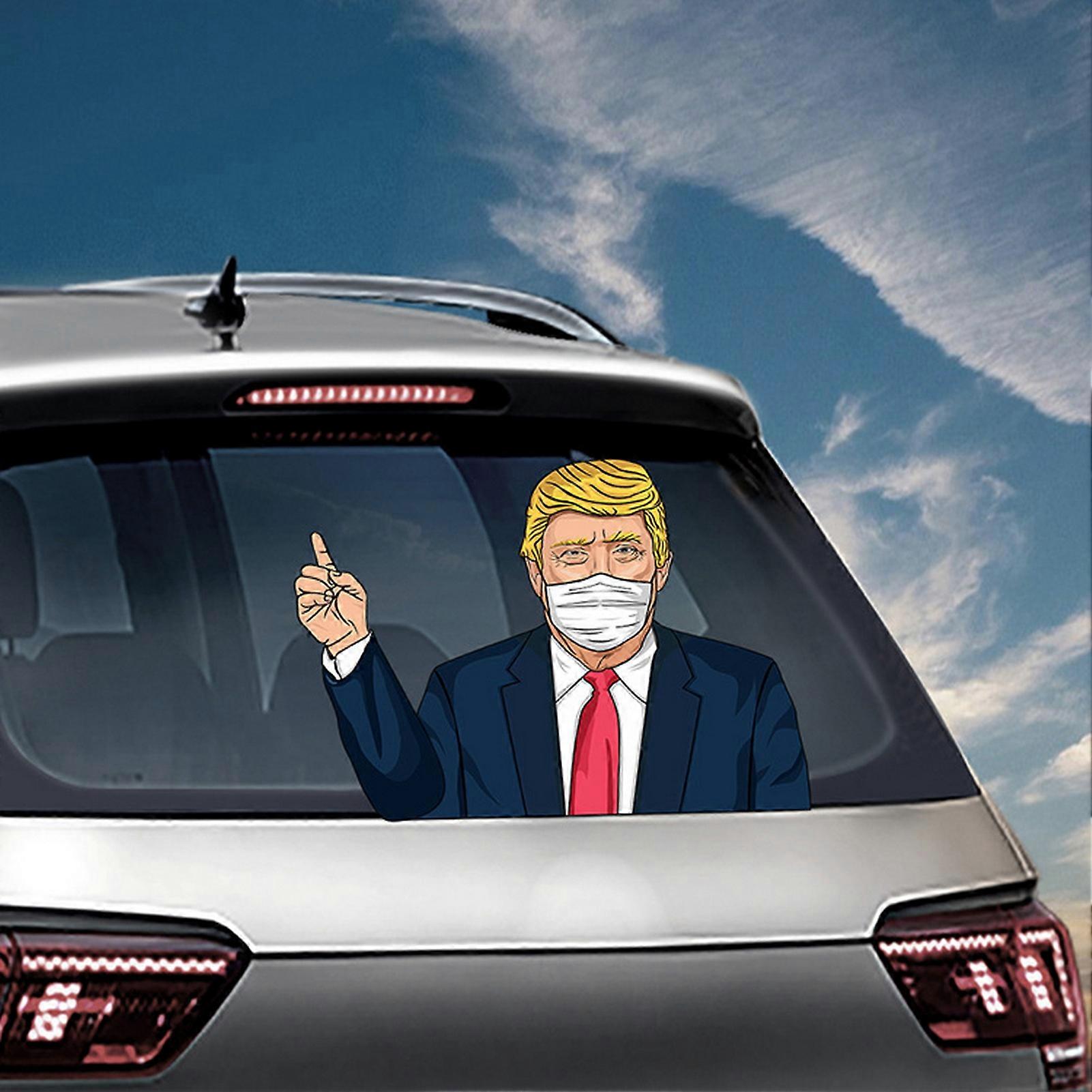 Trump 2024 Windshield Wiper Sticker Funny Wiper Decals Trump Waving Arm ...
