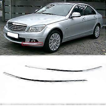 Front Bumper Trim Molding 2048850821 2048850721 For Mercedes-benz W204 ...