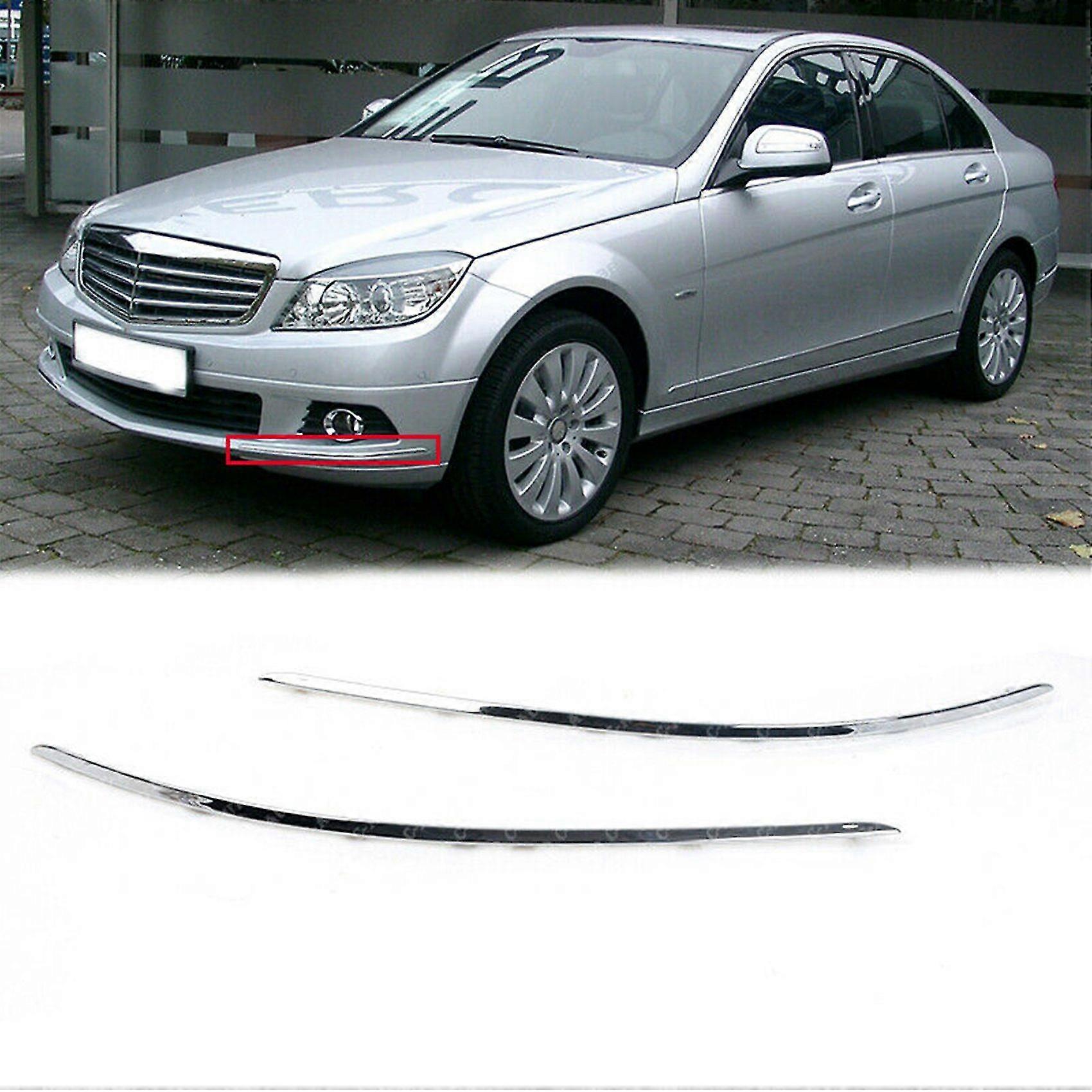 Front Bumper Trim Molding 2048850821 2048850721 For Mercedes-benz W204 ...