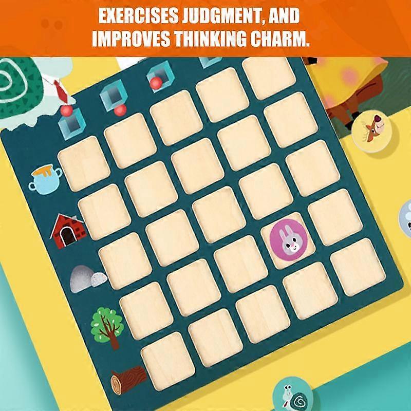 Fun Cartoon Children Educational Wooden Toys Spatial Thinking Logic ...