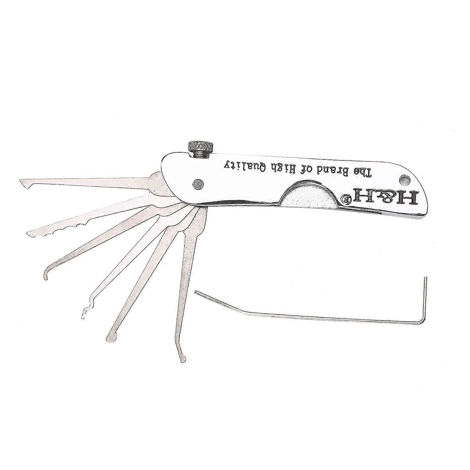 Lock Picking Set Foldable 7 in 1 Stainless Steel Lock Pick Set with ...