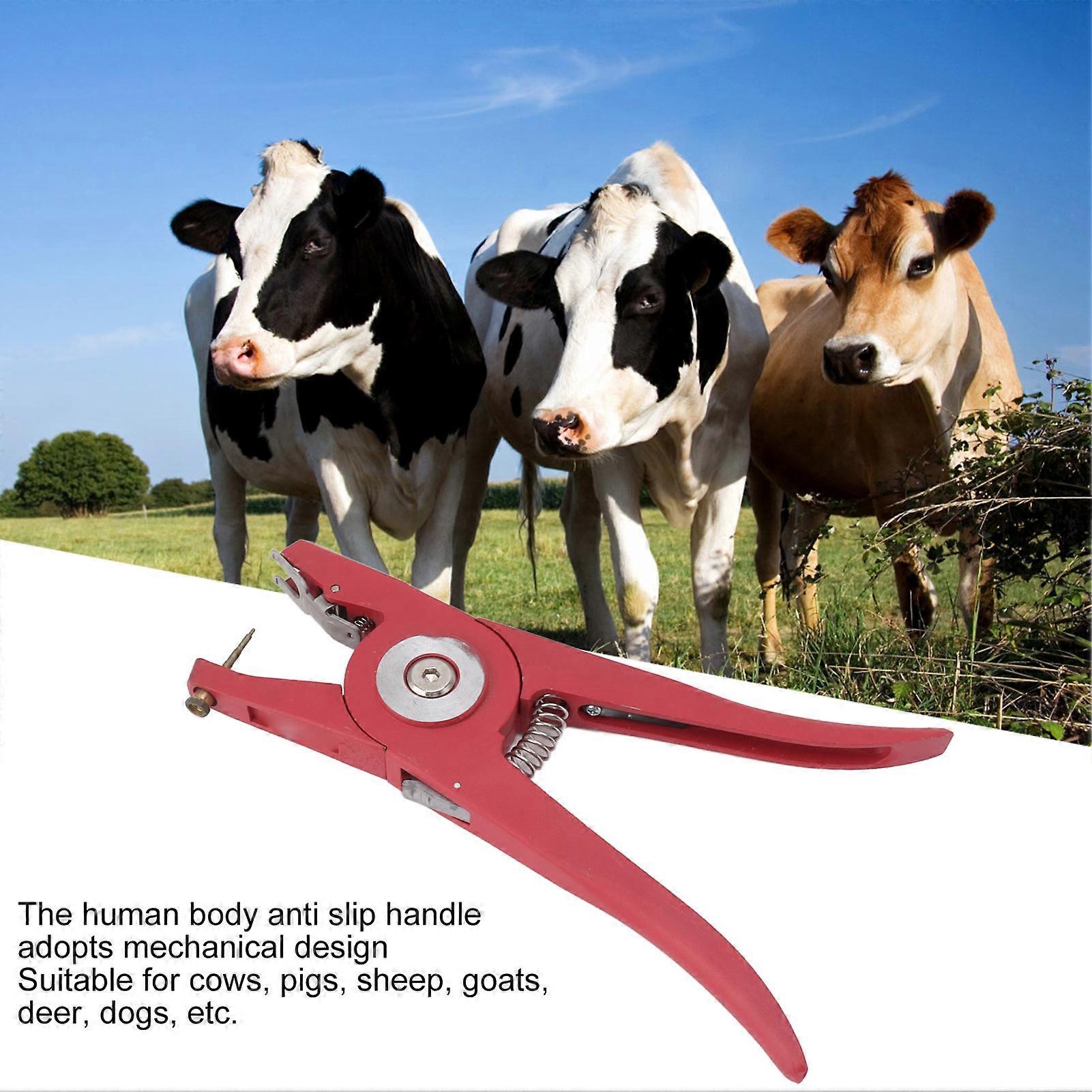 Metal Alloy Livestock Ear Tag Pliers Universal Livestock Ear Tag ...