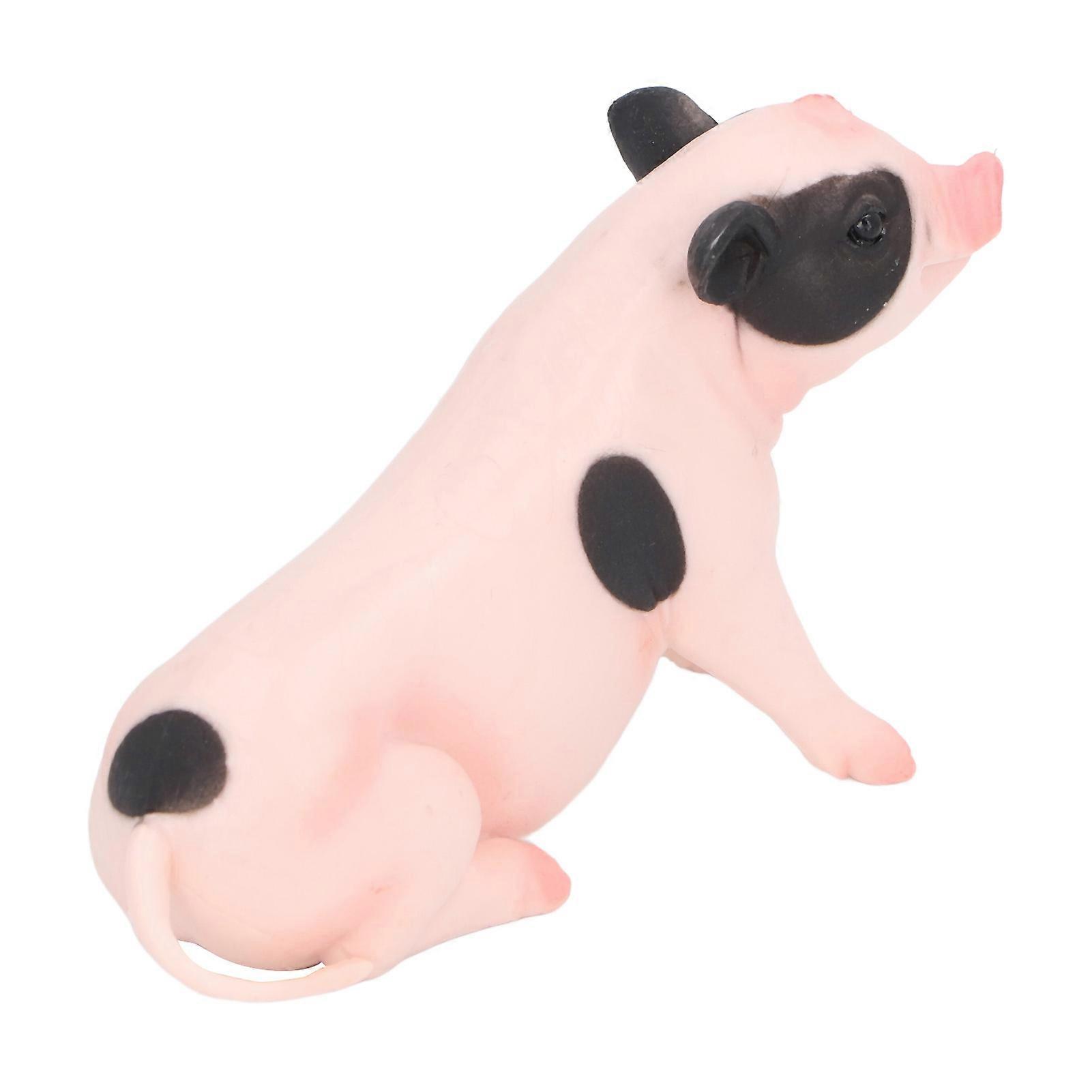 Pig Posture Figure Toy Realistic PVC Decoration Educational Farm Animal ...